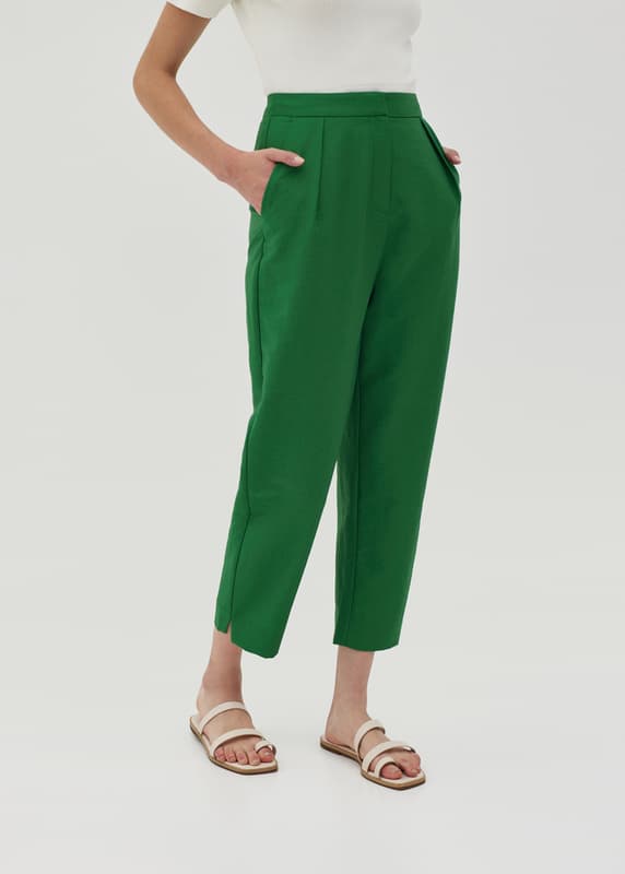 Jordyn Cropped Peg Leg Pants | Love, Bonito INTL
