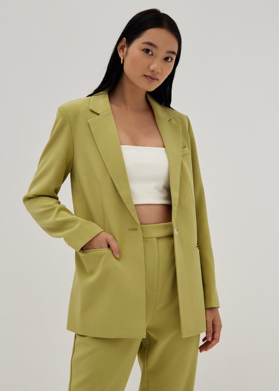 Haidyn Notch Lapel Relaxed Blazer | Love, Bonito INTL