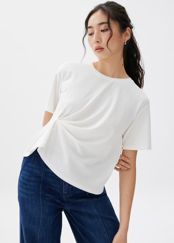 Tie Front Jersey Tee | Love, Bonito SG