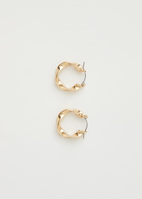 Gold Geometric Hoop Earrings | Love, Bonito SG