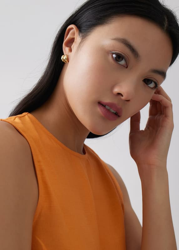 Emily Gold Earrings | Love, Bonito ID