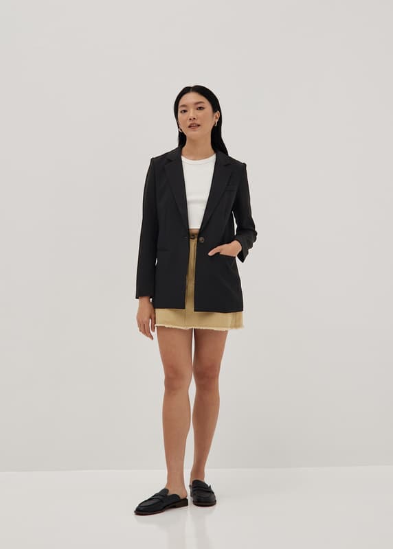 Buy Haidyn Notch Lapel Relaxed Blazer @ Love, Bonito Singapore | Shop ...