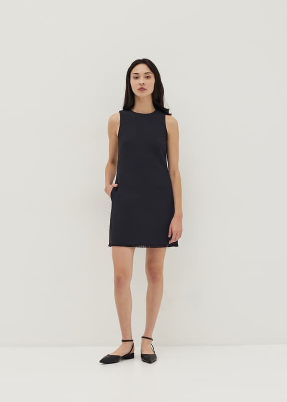 Buy Sallie Tweed Shift Mini Dress @ Love, Bonito Singapore | Shop Women ...