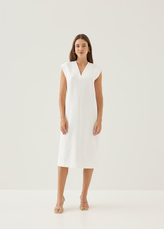 Buy Dwyn Relaxed V-neck Midi Dress @ Love, Bonito | Shop Women's ...