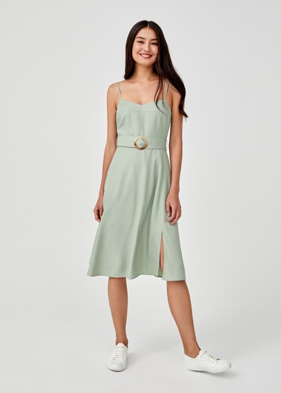 Arielie Belted Camisole Dress | Love, Bonito Philippines