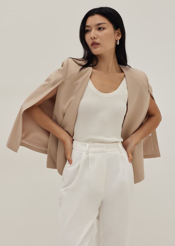 Amara Cape Blazer | Love, Bonito MY