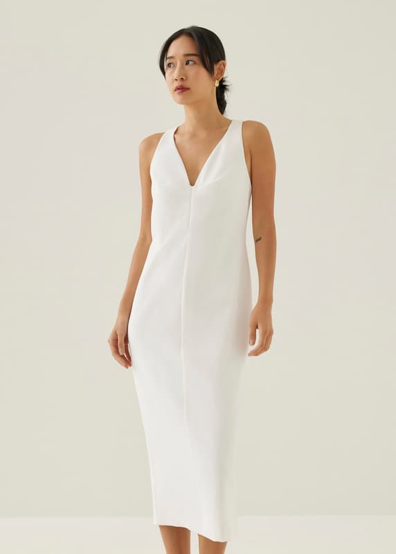 Cera Classic Column Midi Dress | Love, Bonito ID