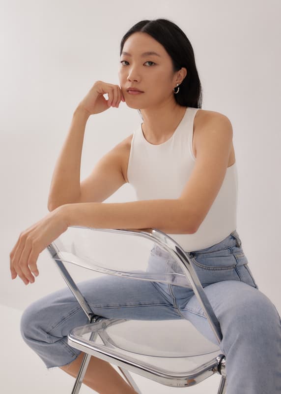 Alia Jersey Round Neck Tank Top | Love, Bonito ID