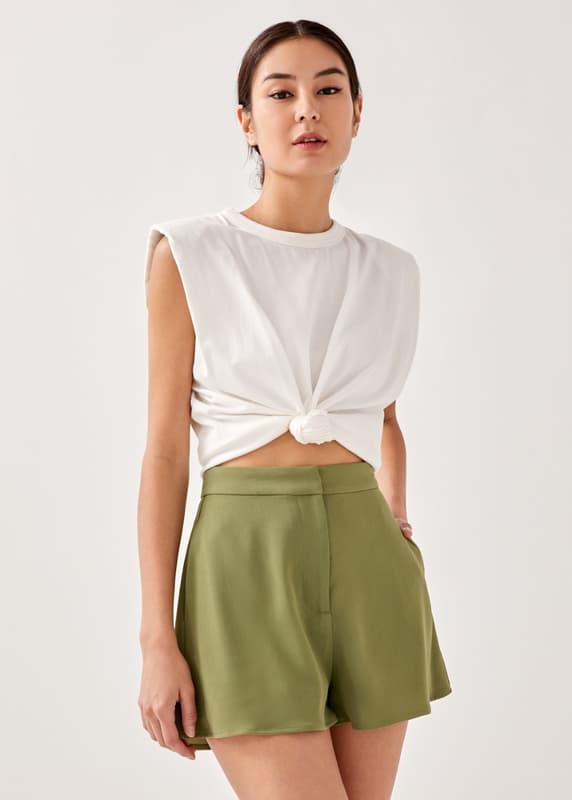 Laylia Tailored A-line Shorts | Love, Bonito SG