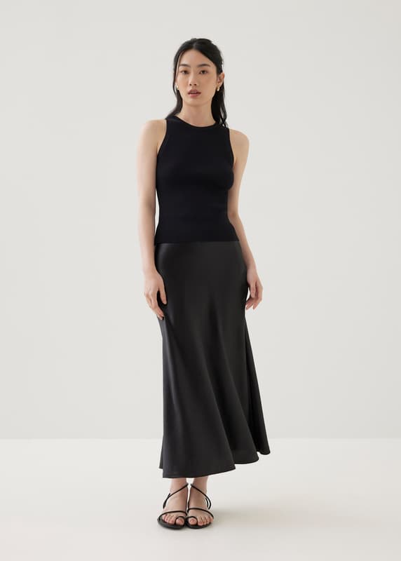 Buy Indie Fitted Knit Tank Top @ Love, Bonito Singapore | Shop Women's ...