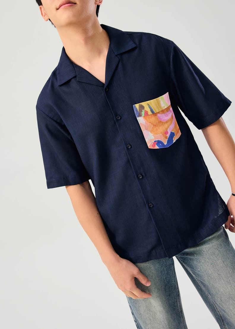 Unisex Bowling Shirt in Vivid Blooms | Love, Bonito HK