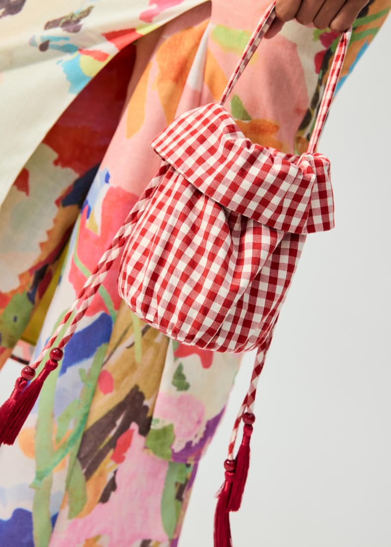 Gingham Drawstring Pouch | Love, Bonito ID