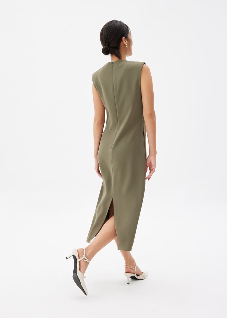 Charlotte V-neck Column Midi Dress | Love, Bonito US Charlotte V-neck Column Midi Dress | Love, Bonito US
