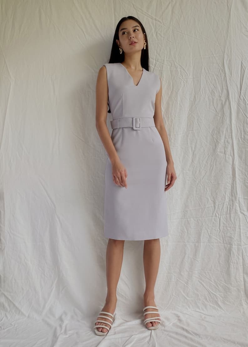 Caroline Belted Midi Dress | Love, Bonito Philippines