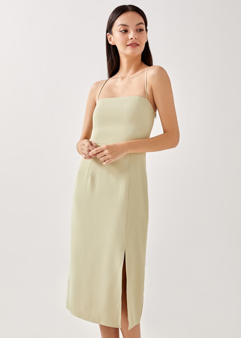 Arlenis Padded Cross Back Dress | Love, Bonito PH