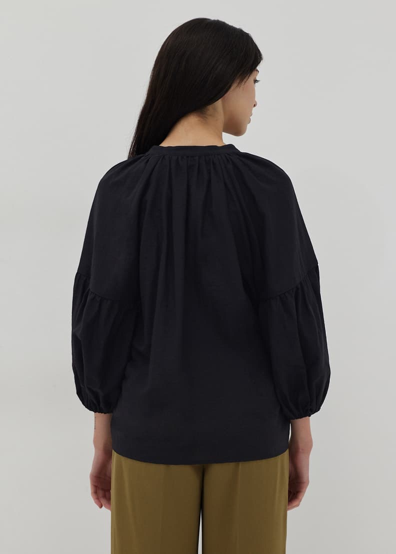 Sharon Textured Poet Blouse | Love, Bonito HK