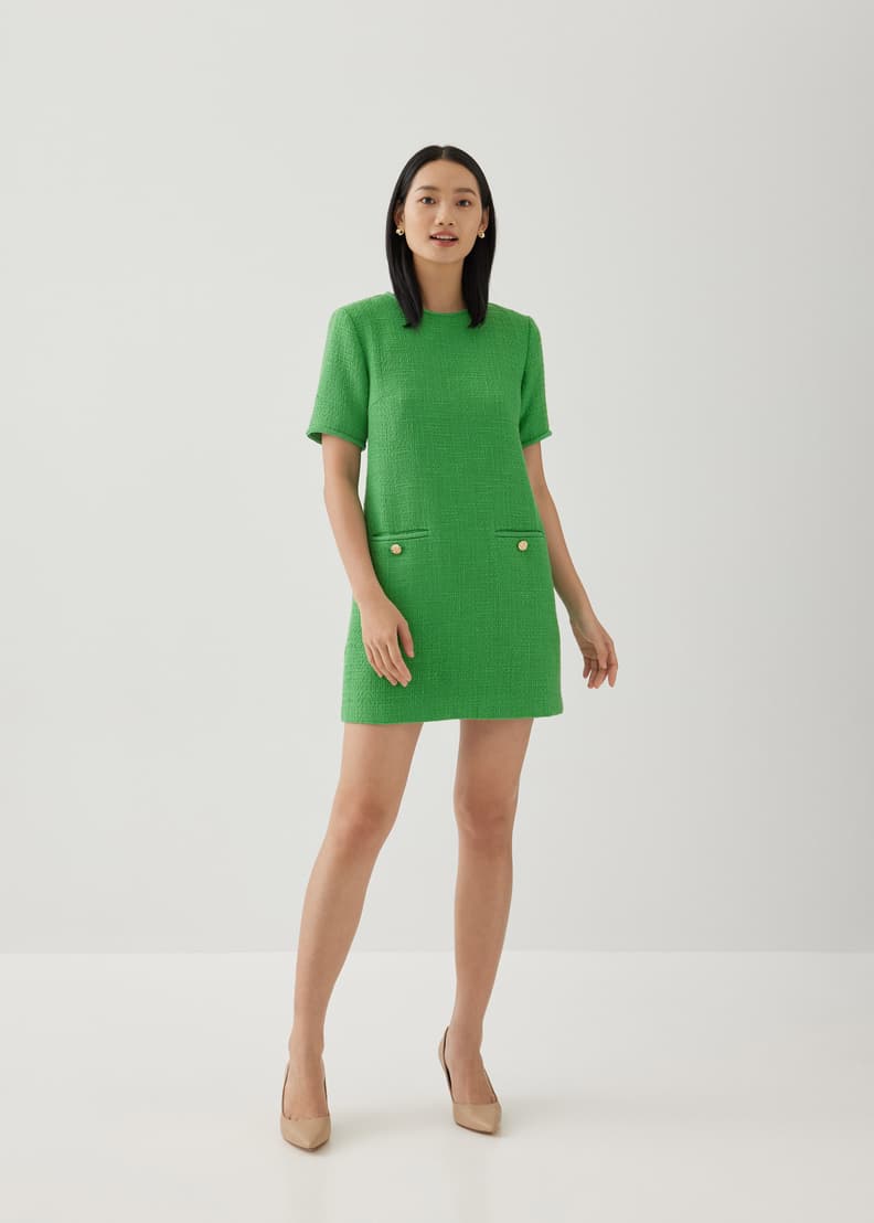 Buy Ashanti Tweed Shift Mini Dress @ Love, Bonito Hong Kong | Shop ...