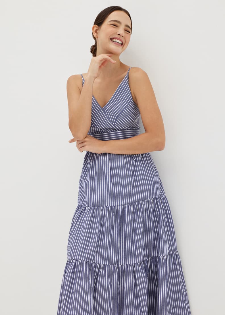 Pixie Padded Tiered Maxi Dress | Love, Bonito HK
