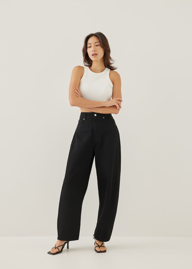 Mickee Denim Barrel Jeans | Love, Bonito INTL