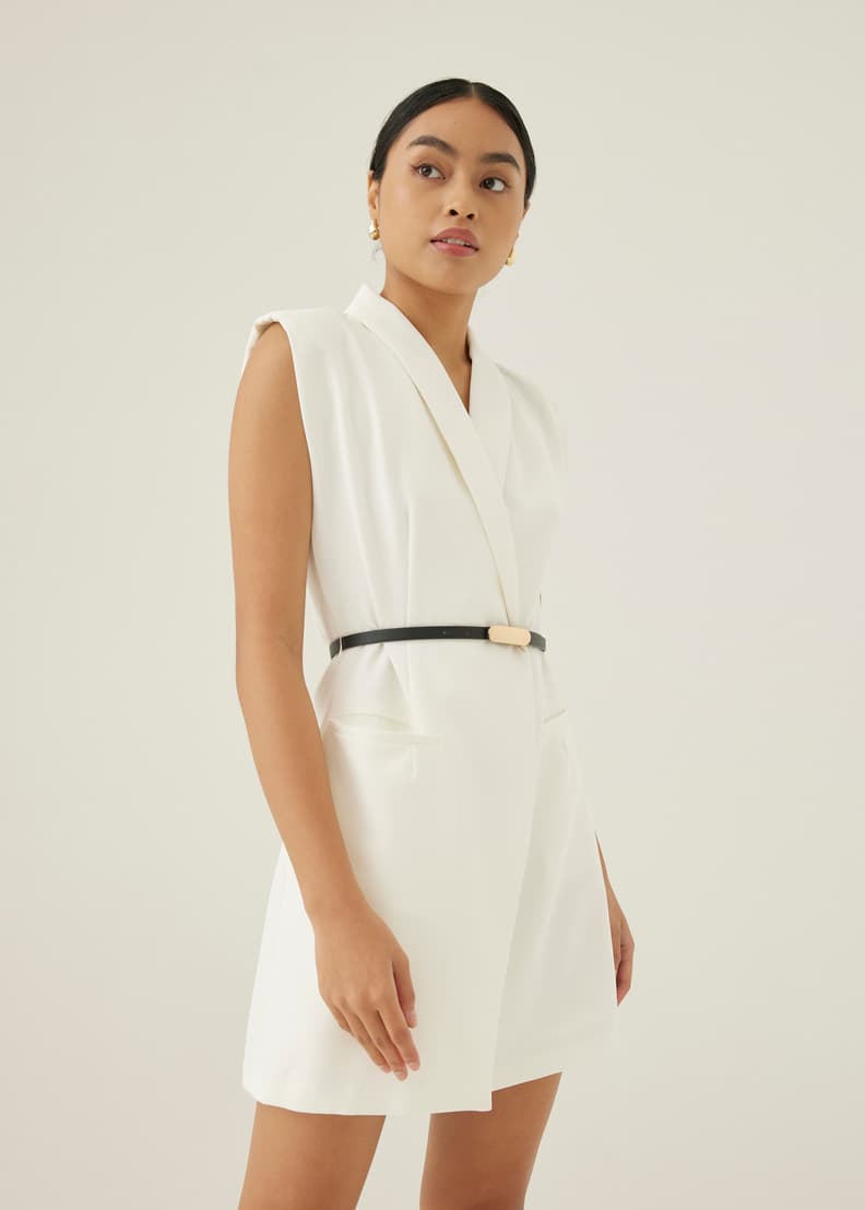 Kristela Tailored Shift Mini Dress | Love, Bonito INTL